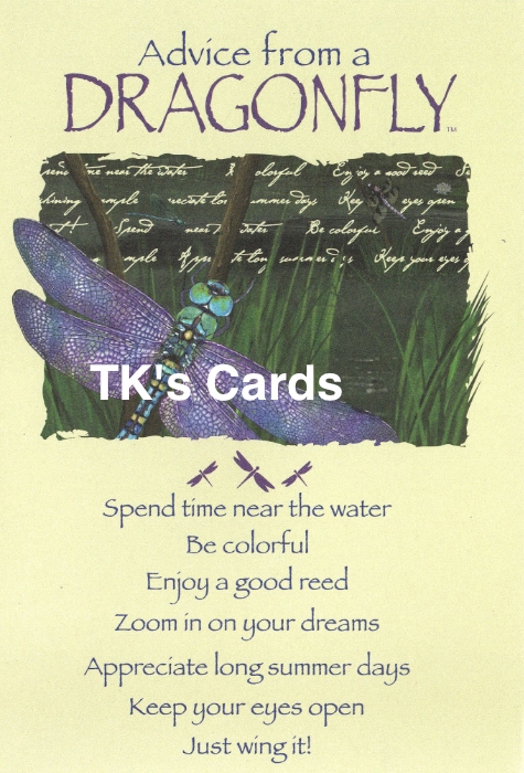Your True Nature "Advice Dragonfly" Birthday Card #60391 - TK's Cards