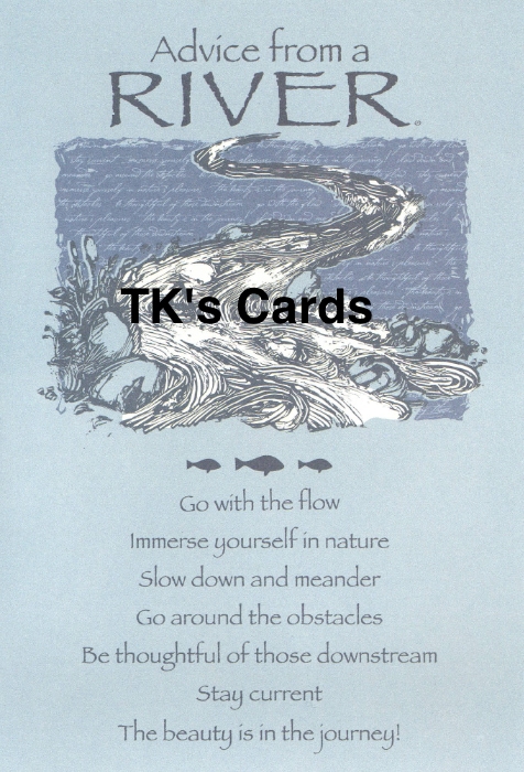 Your True Nature "Advice River" Blank Card #60290 - TK's Cards