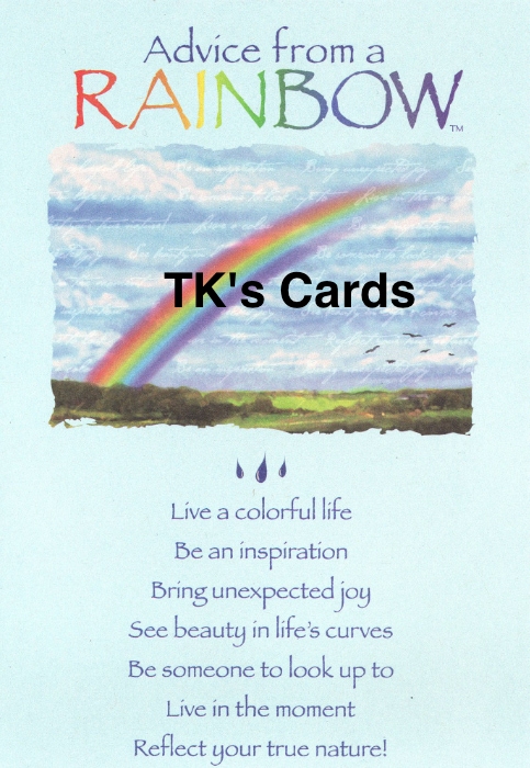 Your True Nature "Advice Rainbow" Encouragement Card #60398 - TK's Cards