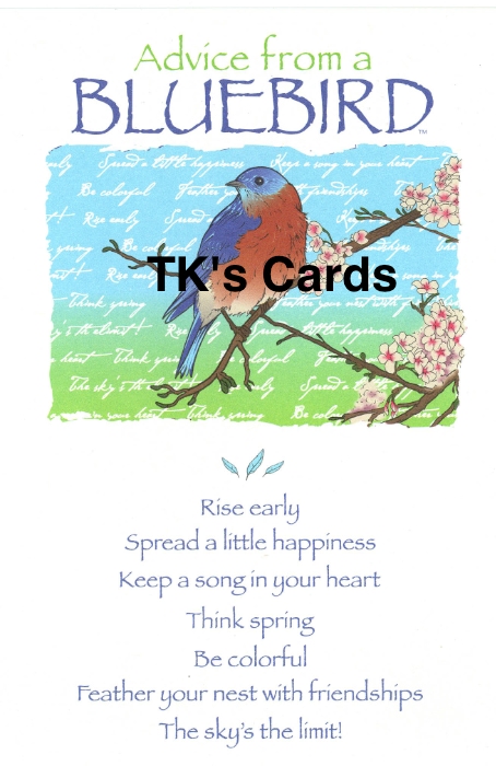 Your True Nature "Advice Bluebird" Friendship Card #60285 - TK's Cards
