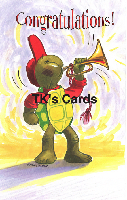 Suzy's Zoo "Corky Bugle" Congratulations Card #GC60393 - TK's Cards