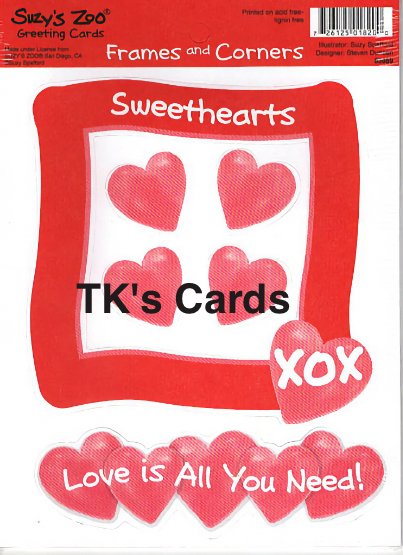 Suzy's Zoo Scrapbook "Sweethearts" Frames and Corners #SFC83089 - TK's ...